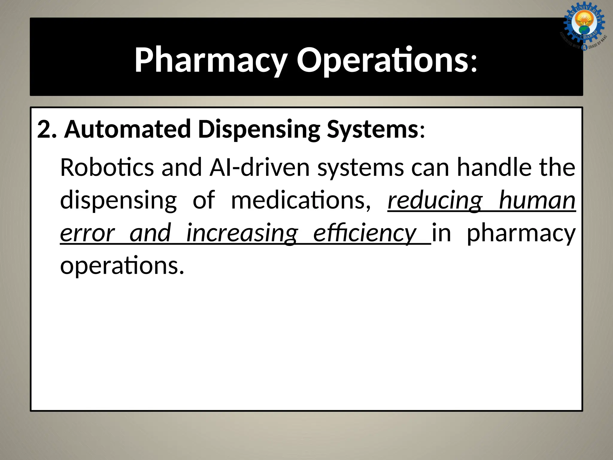artificial intellIgence in PHARMACY.pptx
