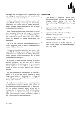 Artificial Intelligence | PDF