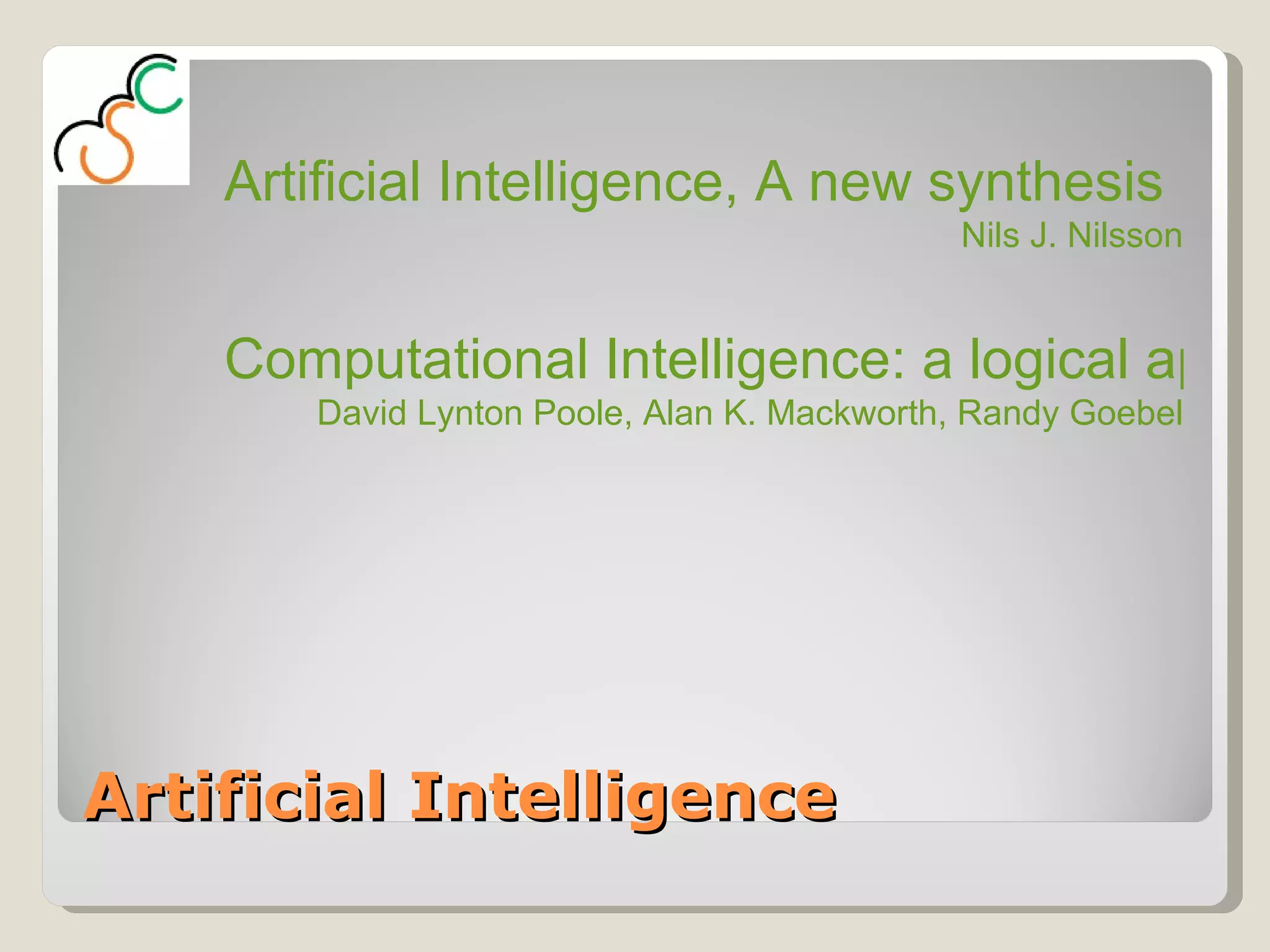 What is Artificial Intelligence? | PPT