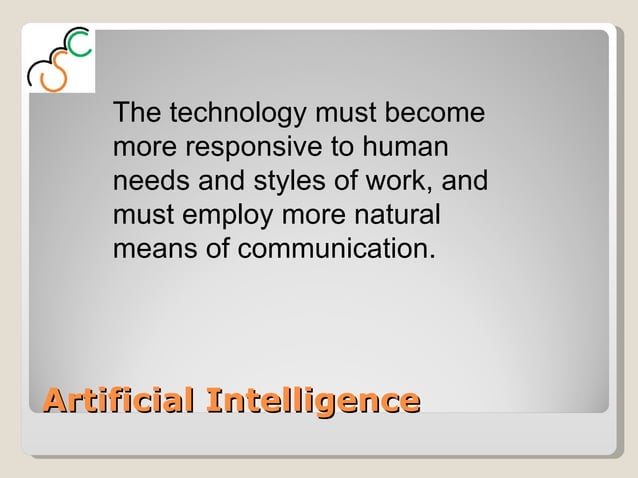 What is Artificial Intelligence? | PPT