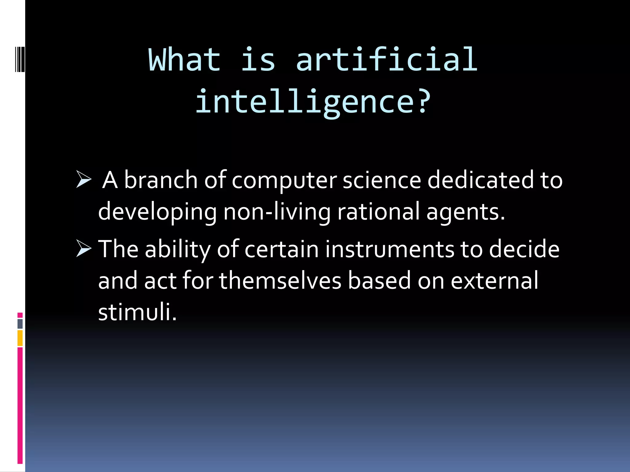 Artificial intelligence | PPTX