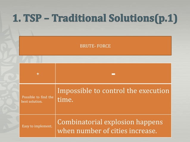 Artificial intelligence - TSP | PPTX