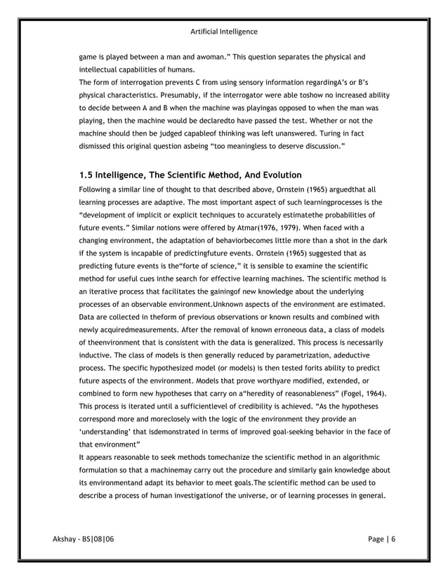 Artificial Intelligence | PDF