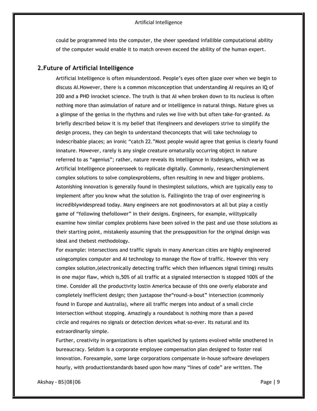 Artificial Intelligence | PDF