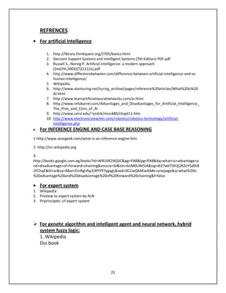 Artificial intelligence | DOCX | Artificial Intelligence | Technology & Computing