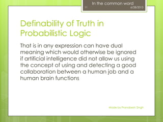 Artificial intelligence | PPTX