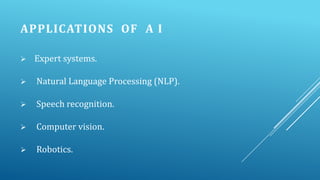 Artificial intelligence | PPTX