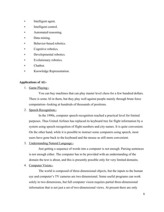 Artificial intelligence | DOC