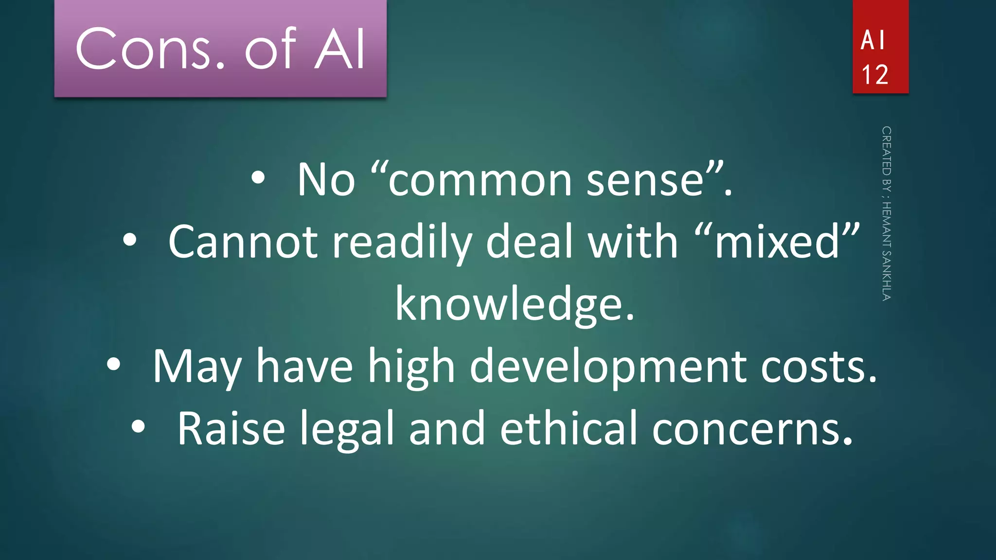 Understanding Artificial intelligence | PPTX