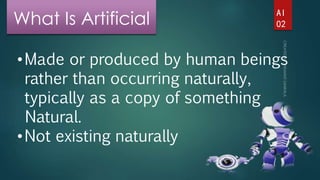 Understanding Artificial intelligence | PPTX