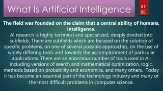 Understanding Artificial intelligence | PPTX