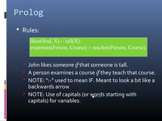 Artificial intelligence | PPT | Programming Languages | Computing