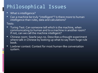 Artificial intelligence | PPT | Programming Languages | Computing