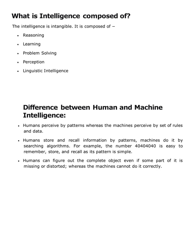 Artificial intelligence | DOCX