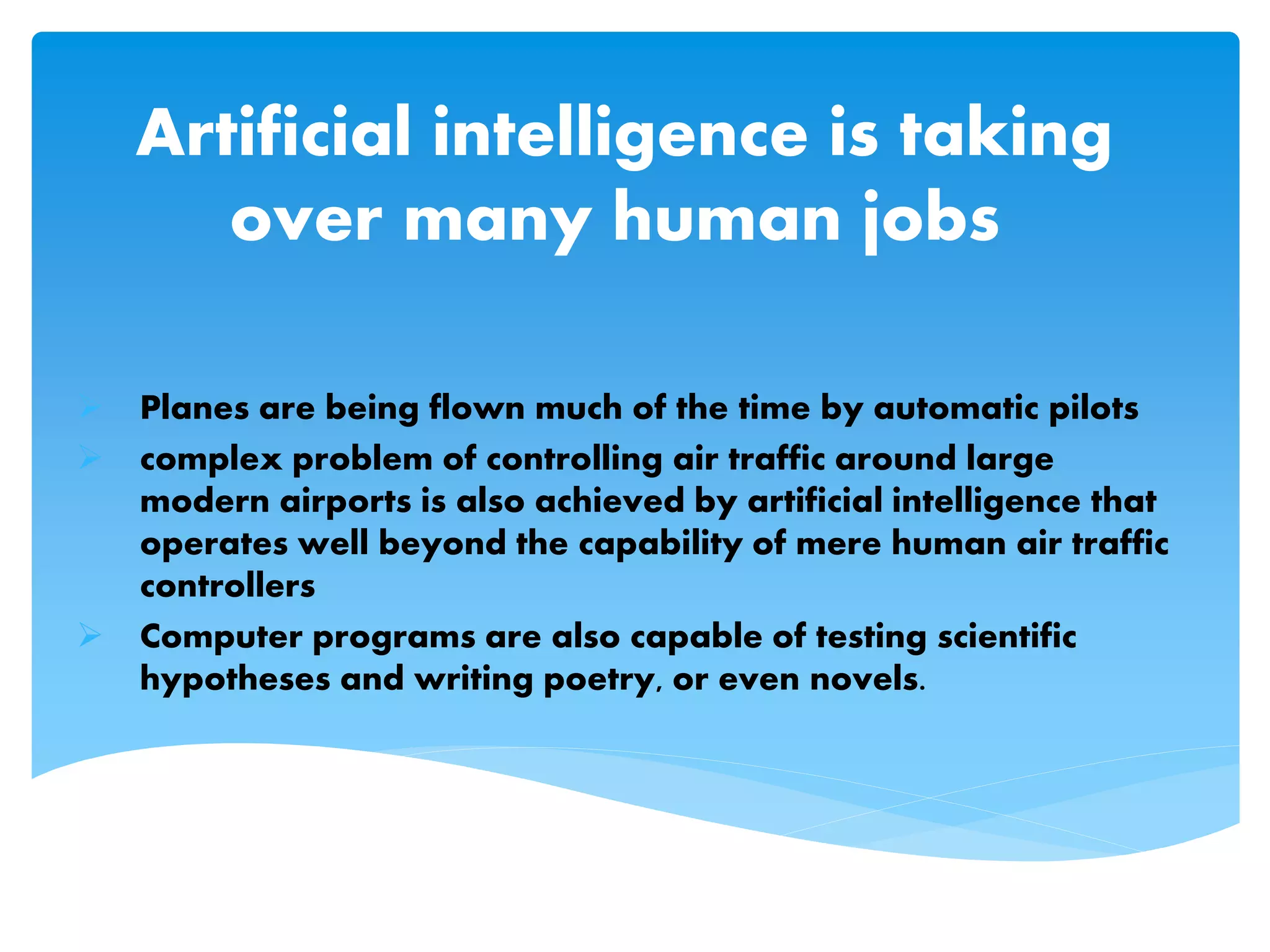 Artificial intelligence Bane boon | PPTX