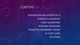 Artificial intelligence | PPTX | Artificial Intelligence | Technology ...