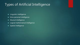 Artificial intelligence | PPTX