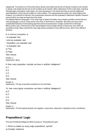 Artificial intelligence | PDF