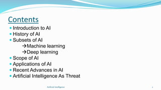 Artificial Intelligence | PPTX