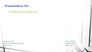 Artificial intelligence | PPT