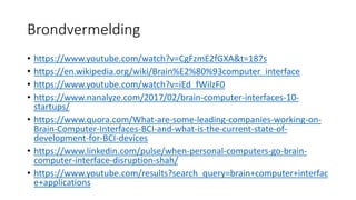 Artificial intelligence: Brain Computer Interface (BCI) | PPTX