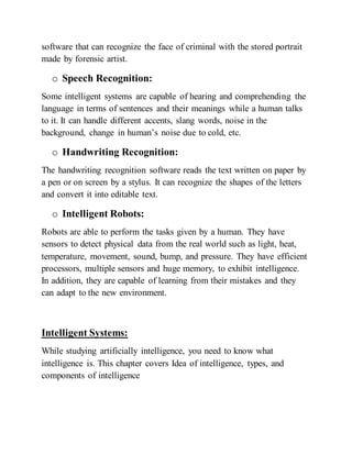 Artificial intelligence | DOCX