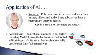 Overview of Artificial Intelligence | PPTX