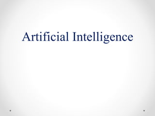 Artificial intelligence | PPTX