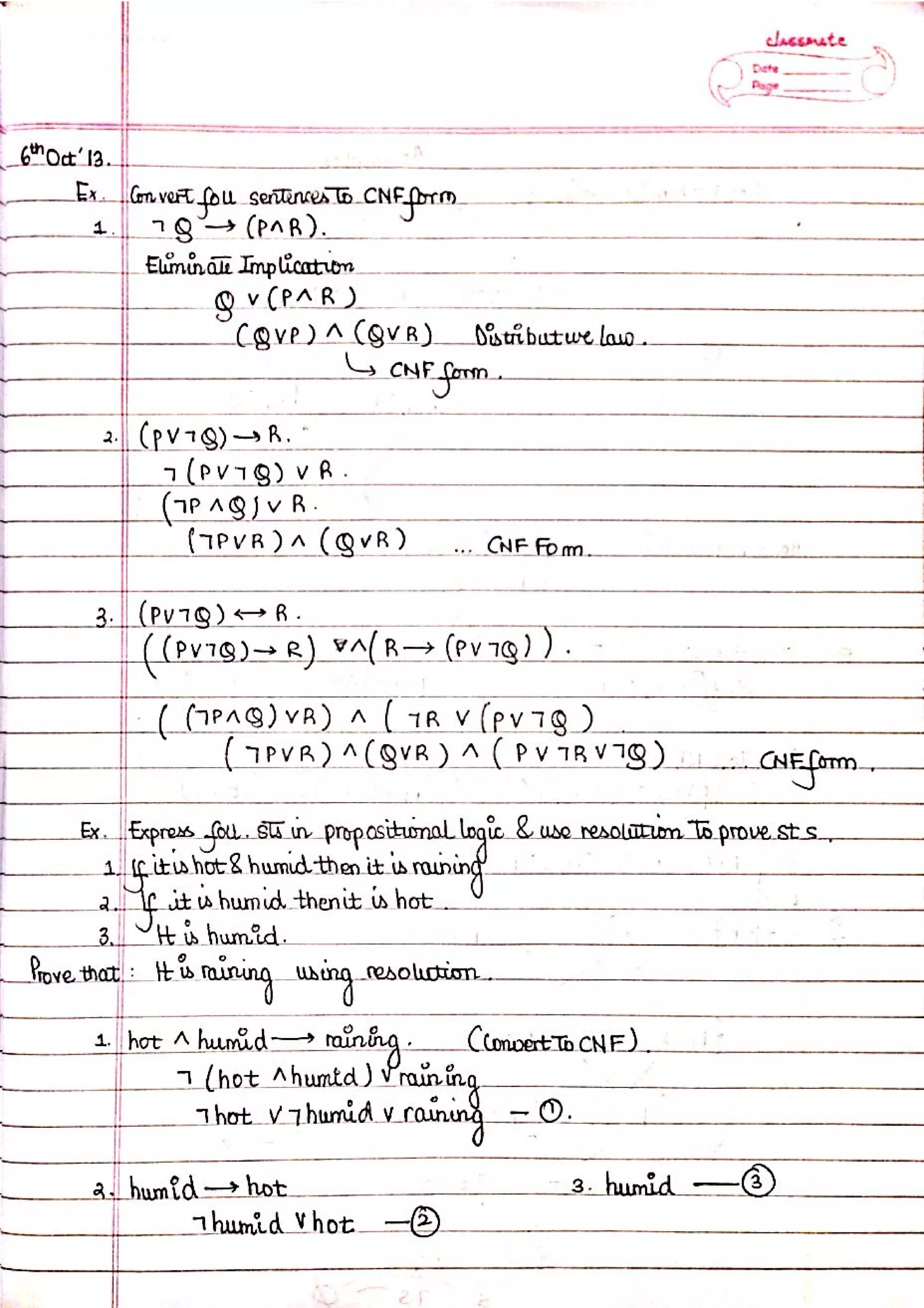Artificial Intelligence Notes - Ronak Sumbaly | PDF