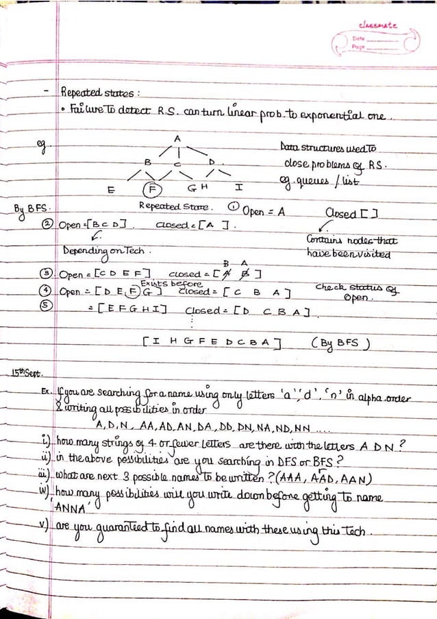 Artificial Intelligence Notes - Ronak Sumbaly | PDF