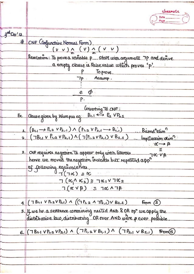 Artificial Intelligence Notes - Ronak Sumbaly | PDF