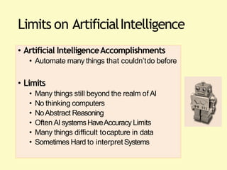 Artificial Intelligence - Overview | PPTX