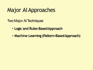 Artificial Intelligence - Overview | PPTX