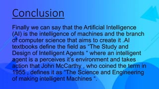 Artificial intelligence | PPTX