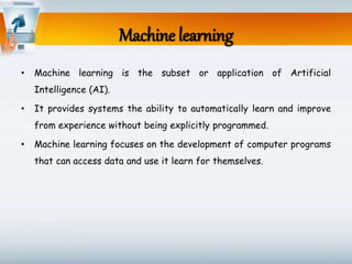 Bioinformatics and Artificial Intelligence (AI) the interrelation ...