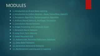 ARTIFICIAL INTELLIGENCE TRAINING | PPT