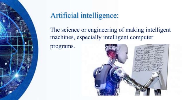 Artificial intelligence /Robotics | PPT