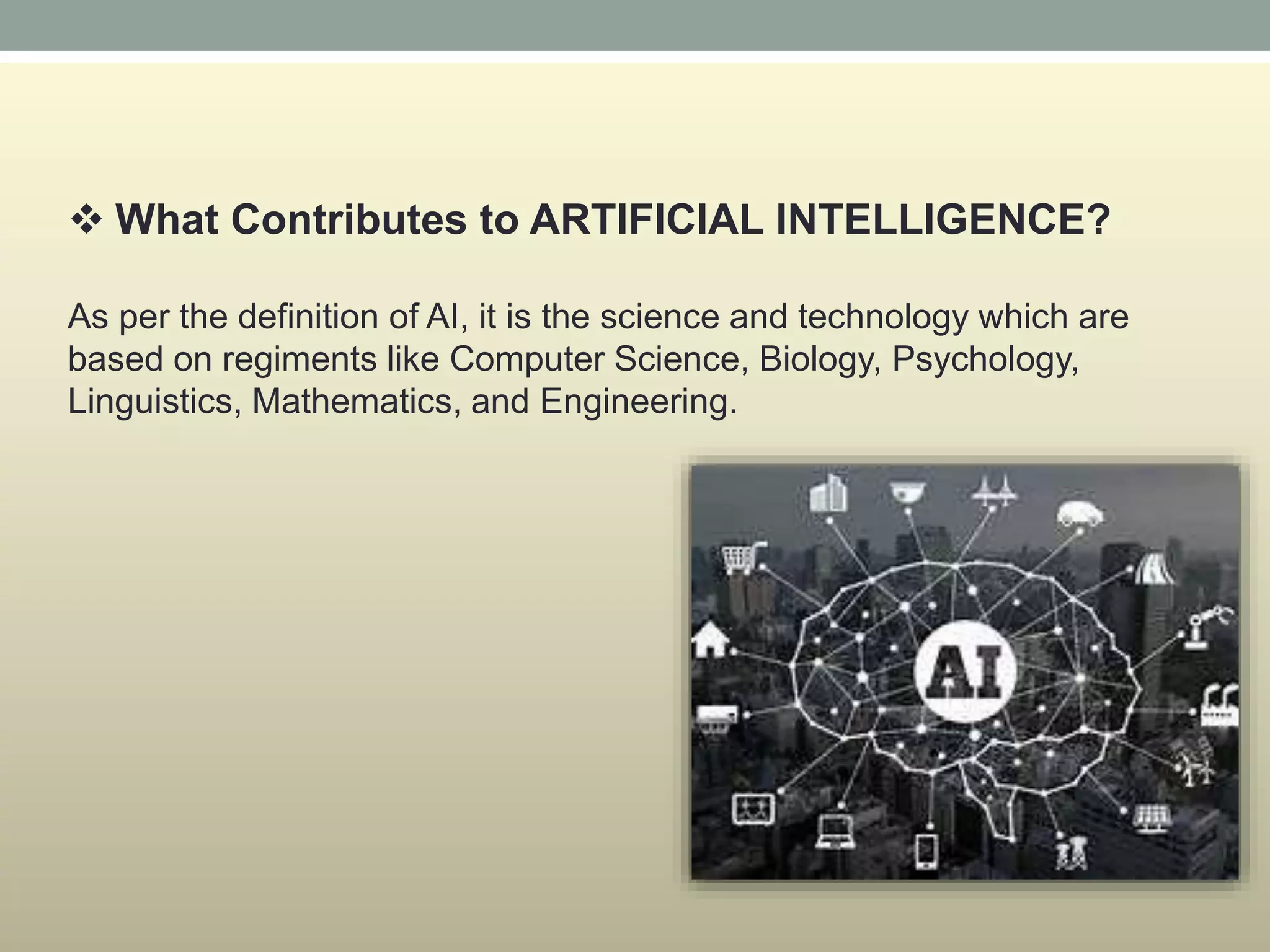 Artificial Intelligence Pptx Artificial Intelligence Technology And Computing