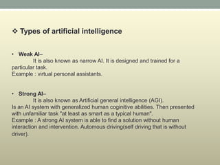 Artificial intelligence | PPTX
