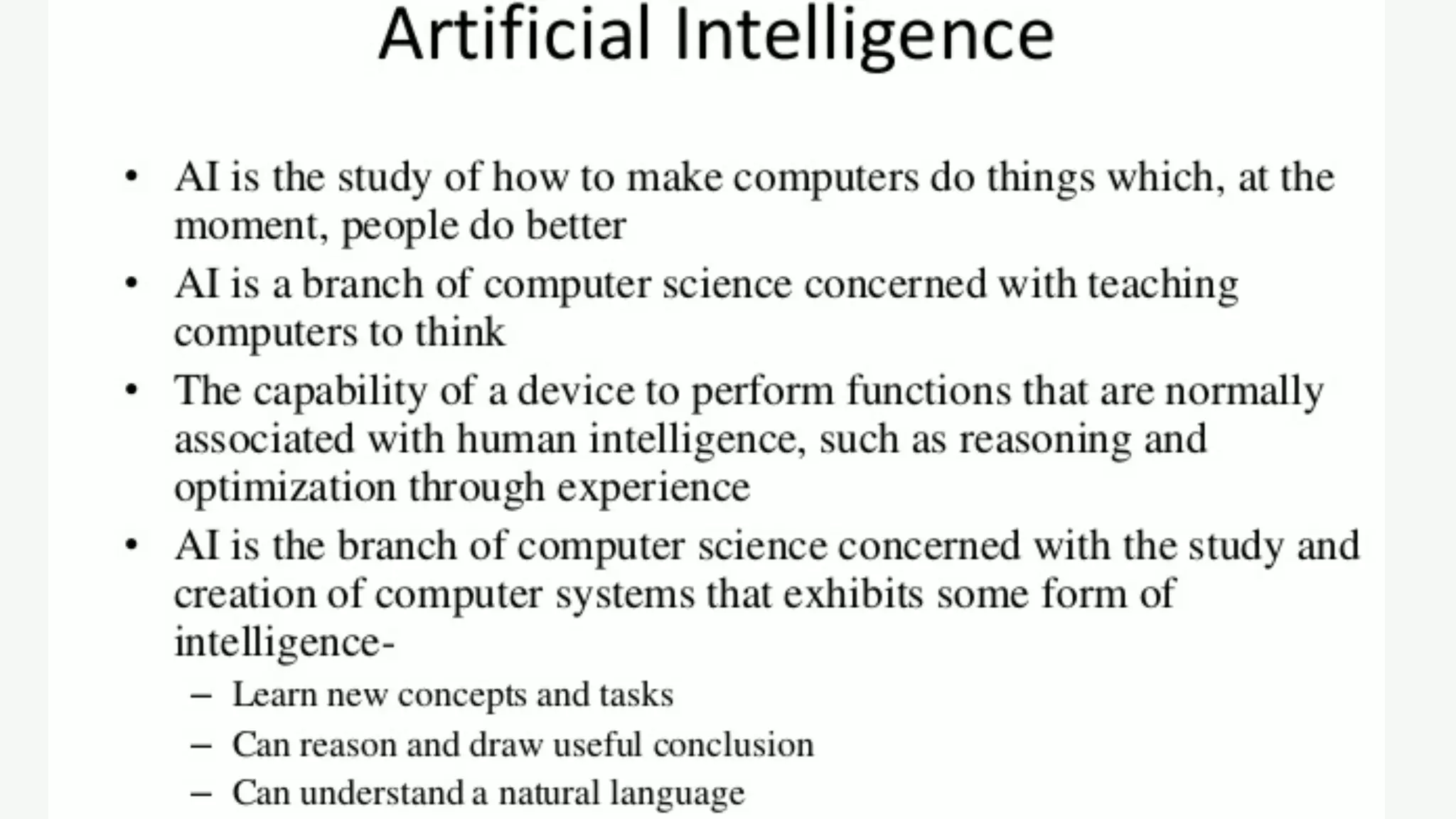 Artificial intelligence | PDF | Artificial Intelligence | Technology & Computing