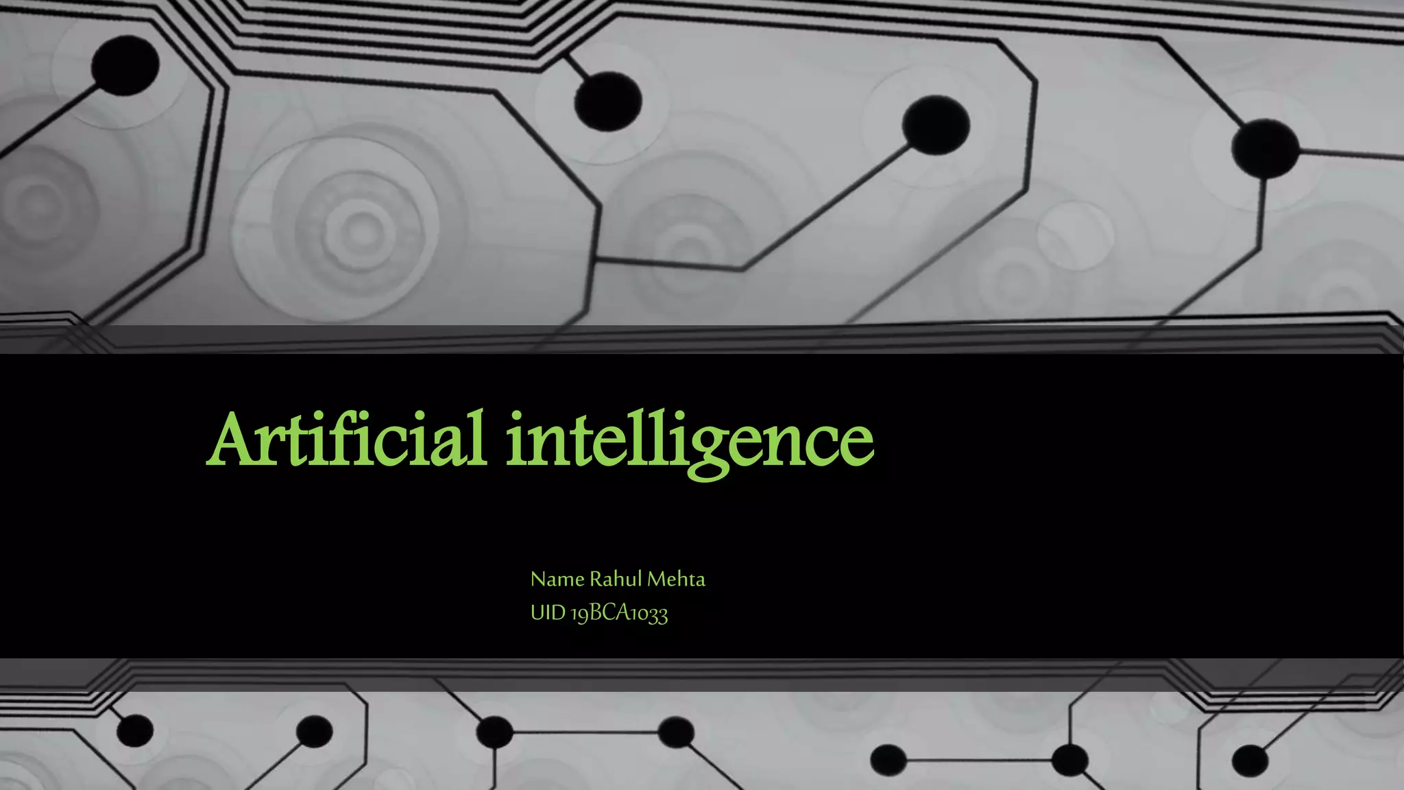 Artificial intelligence PPT (AI PPT) | PPTX