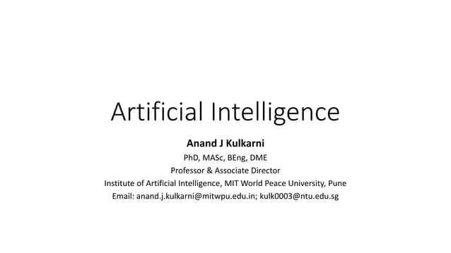 Artificial intelligence | PPT