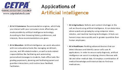 Artificial Intelligence Overview | PPT