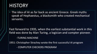 ARTIFICIAL INTELLIGENCE.pptx | Technology Industry | Industries