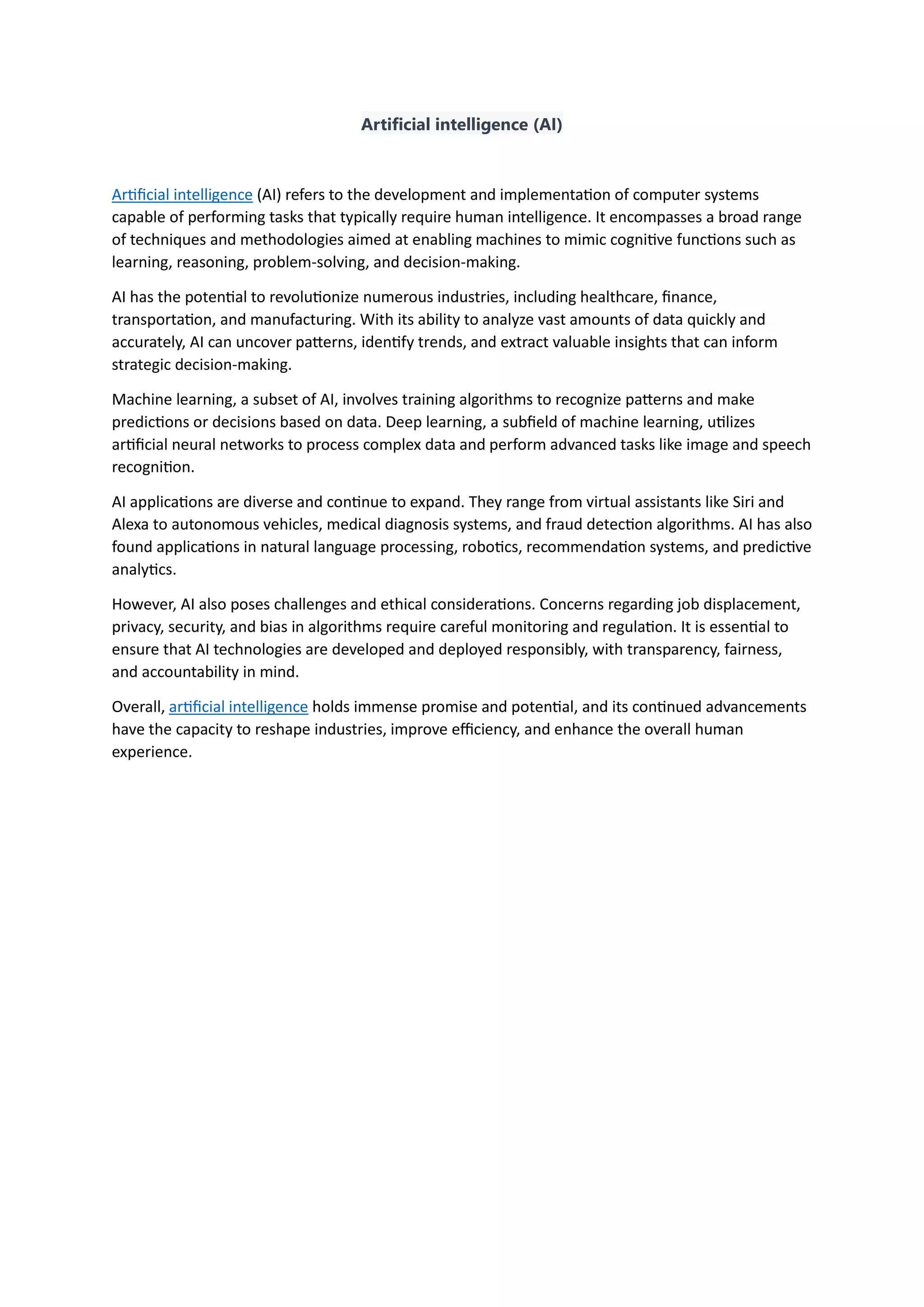 Artificial Intelligence Pdf