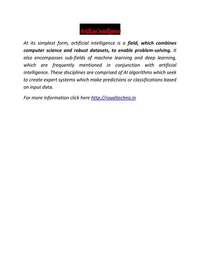 Artificial intelligence.docx