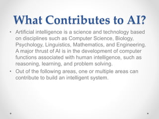 ARTIFICIAL INTELLIGENCE and how it imactas | PPTX