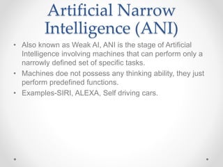 ARTIFICIAL INTELLIGENCE and how it imactas | PPTX