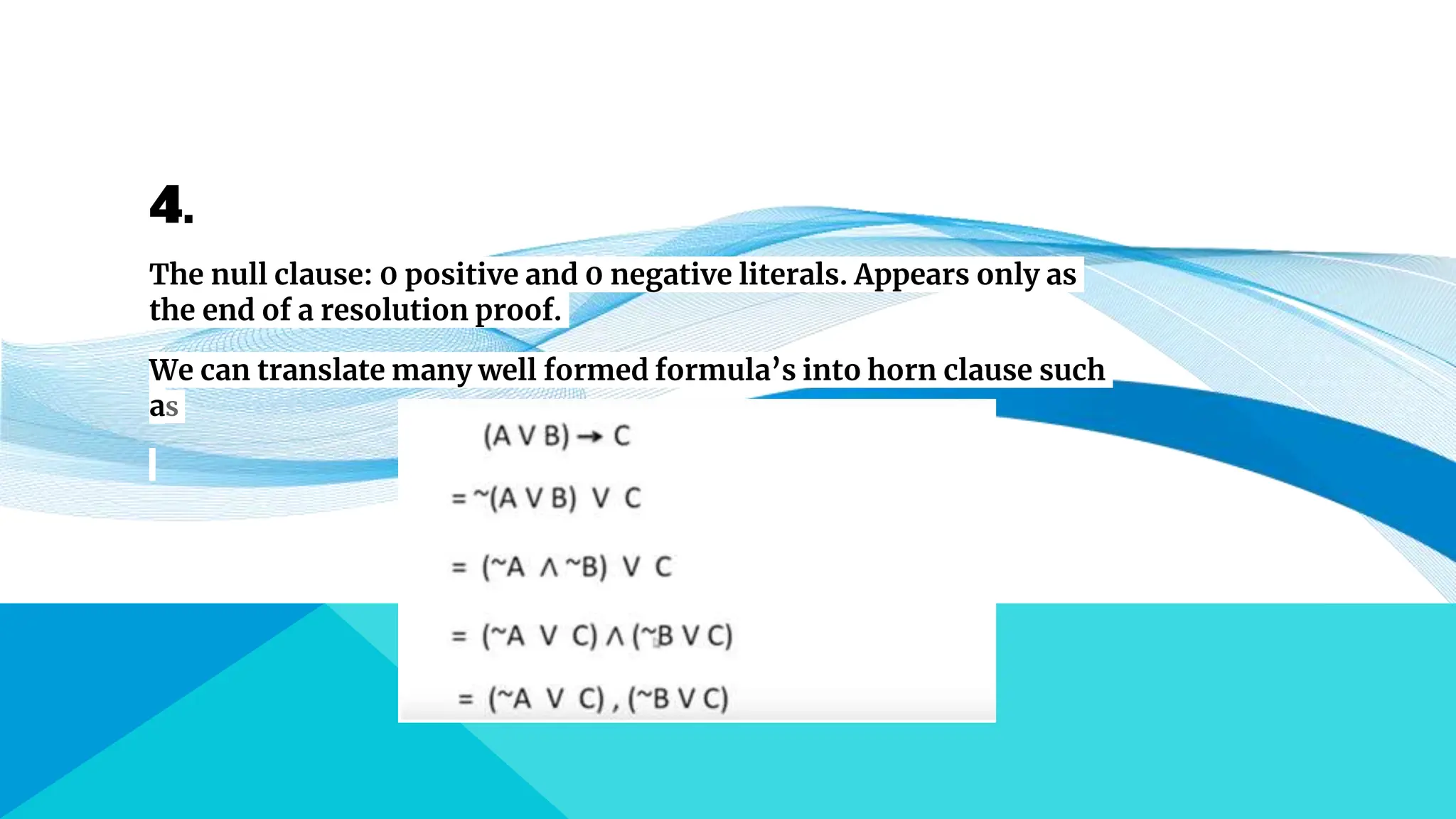 Artificial Intelligence horn clause.pptx