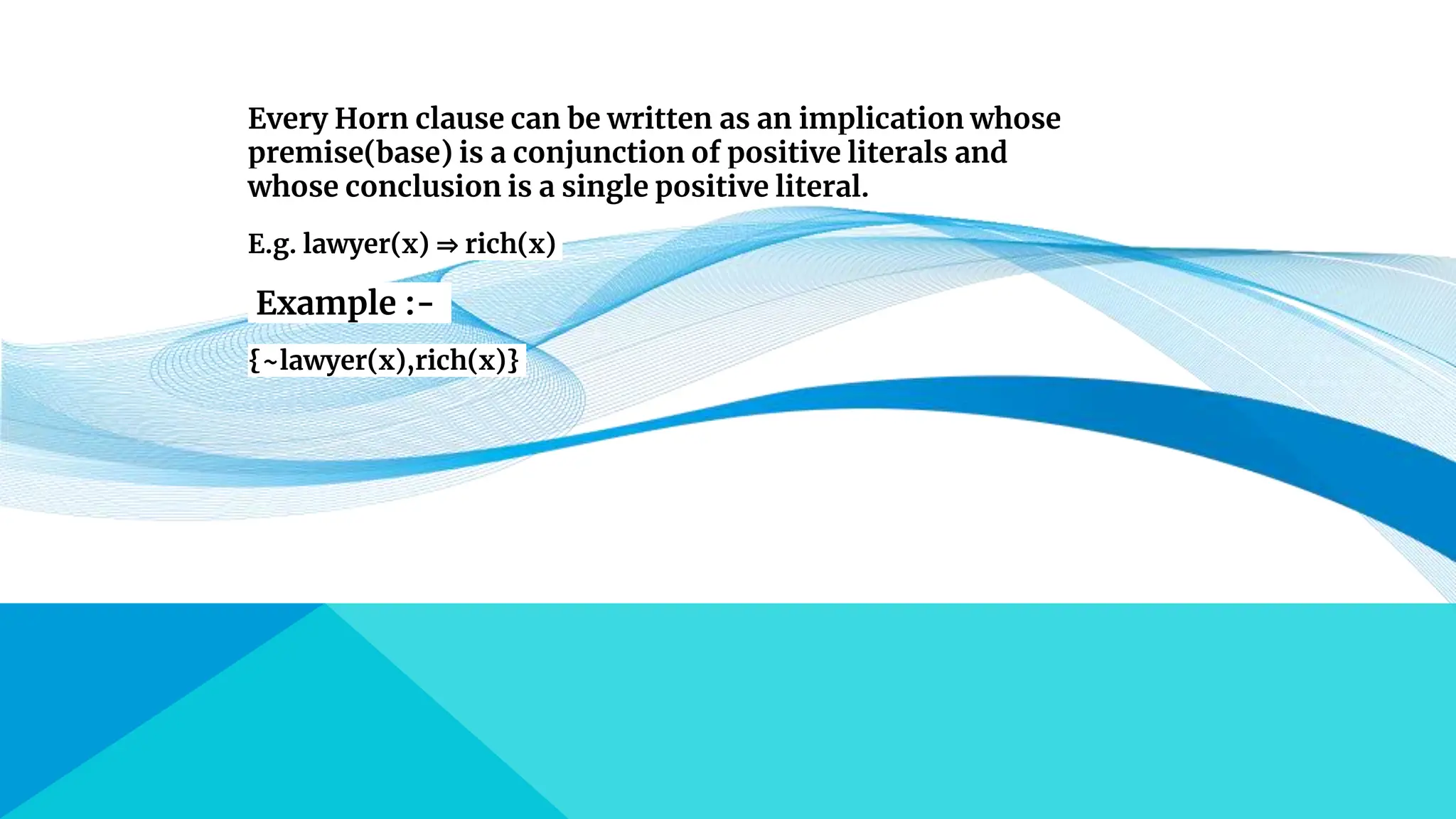 Artificial Intelligence horn clause.pptx